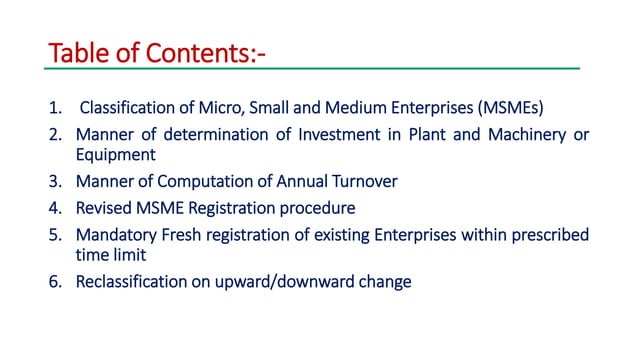 MSME new criteria from 01-07-2020 | PPTX | Business Accounting ...