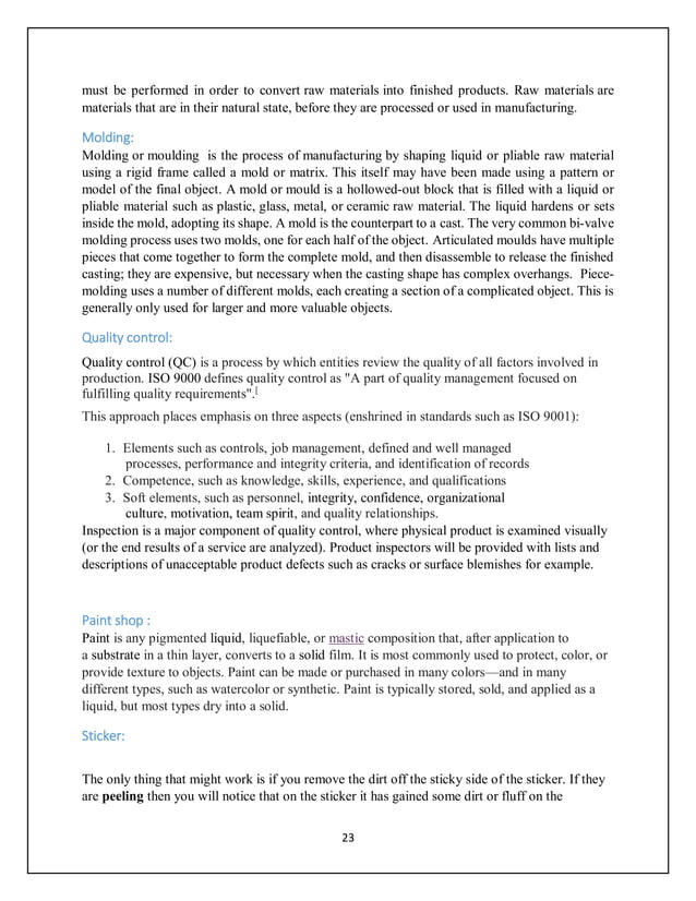 Msme visit project report | PDF | Business | Business and Finance