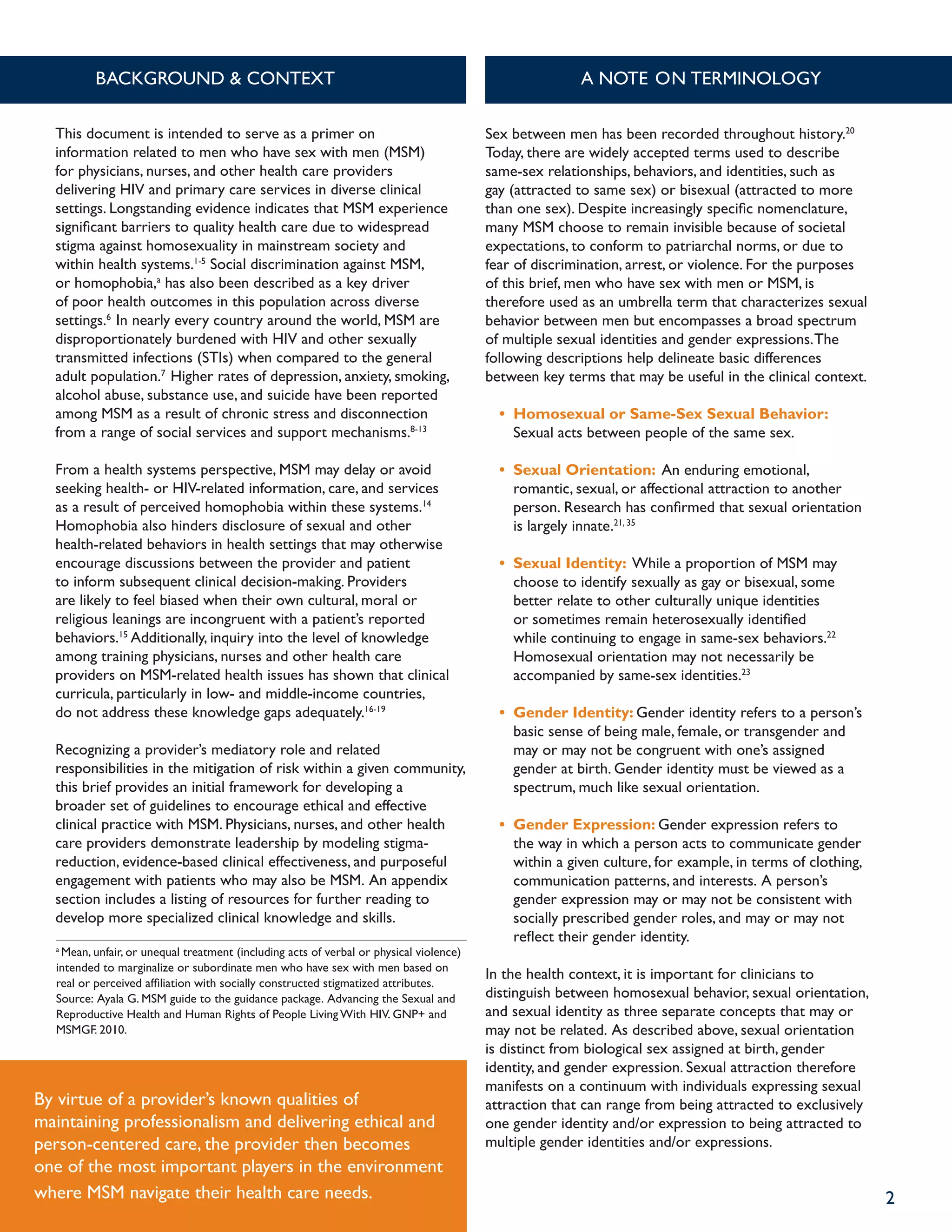 Engaging with MSM in the clinical setting | PDF