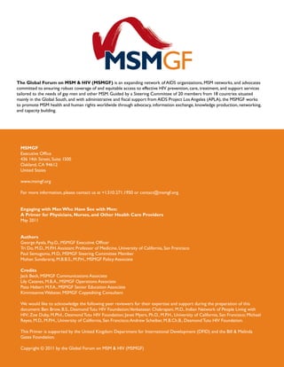 Engaging with MSM in the clinical setting | PDF