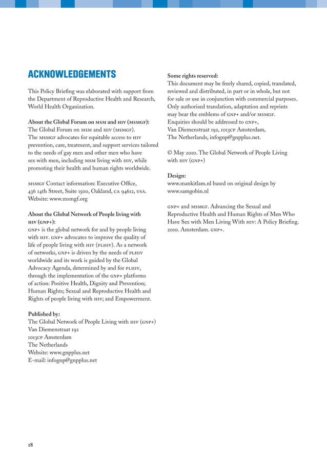 Msm guide english_online | PDF | Sexual Conditions | Sexual Health