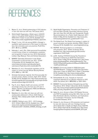 MSM in sub-saharan africa | PDF | Sexual Conditions | Sexual Health