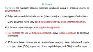 Material Science and Metallurgy | PPTX