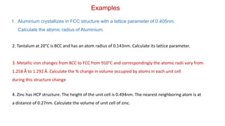 Material Science and Metallurgy Numericals | PPTX