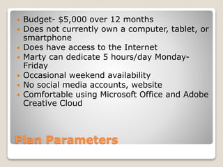 Marty: The Social Media Marketer | PPTX