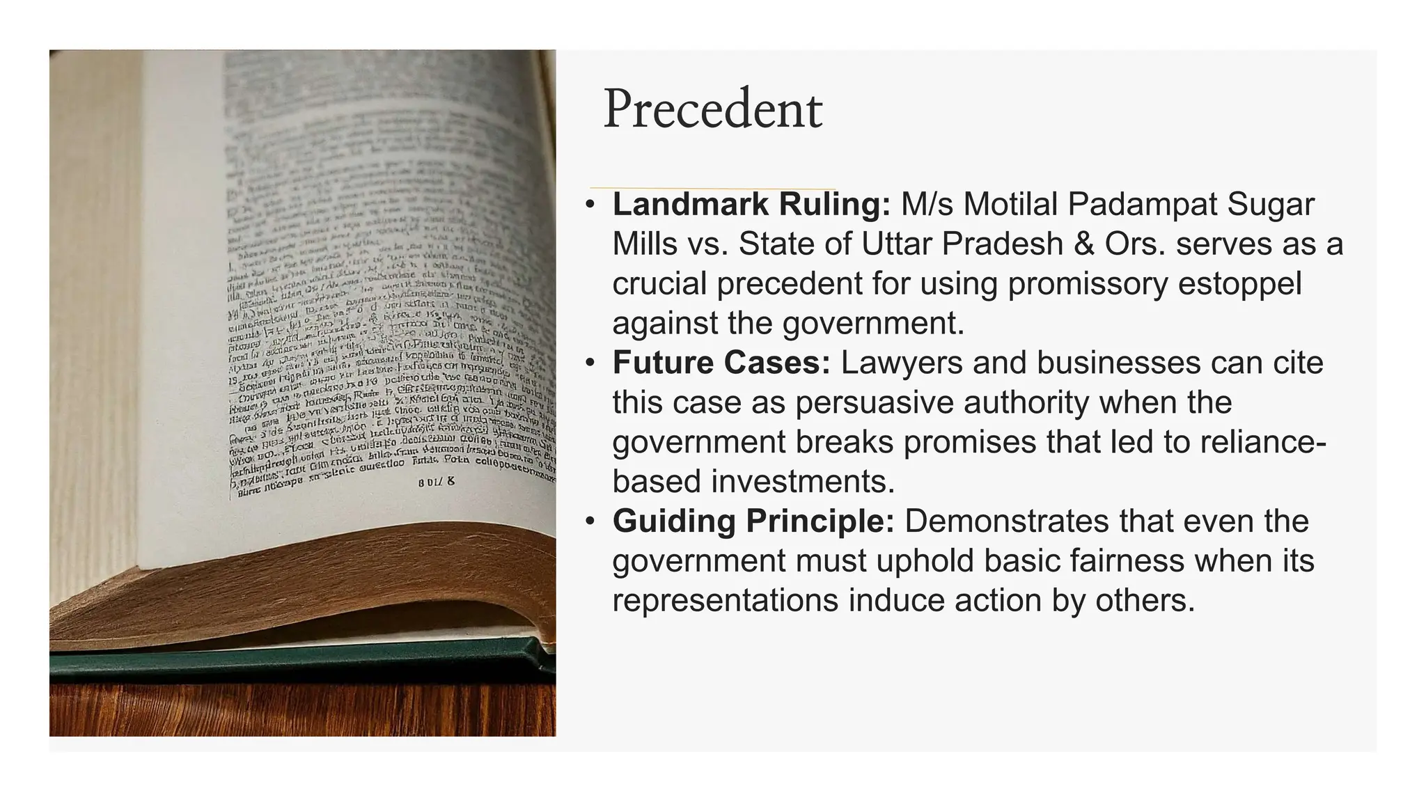 Ms Motilal Padampat Sugar Mills vs. State of Uttar Pradesh & Ors. - A ...