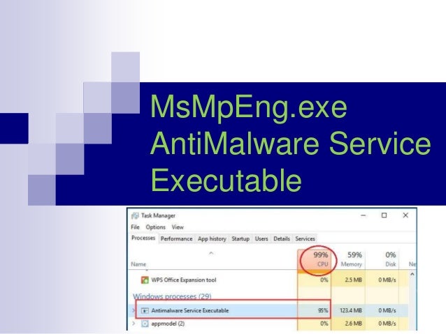 How To Fix MsMpEng.exe Antimalware Service Executable High CPU on ...