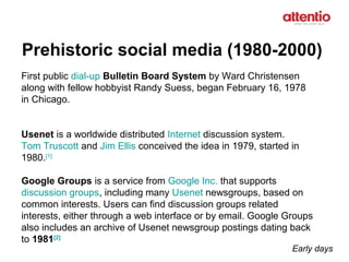 A History of Social Media Listening - Simon McDermott - Attentio | PPT
