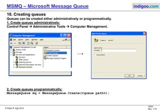 MSMQ - Microsoft Message Queueing | PDF