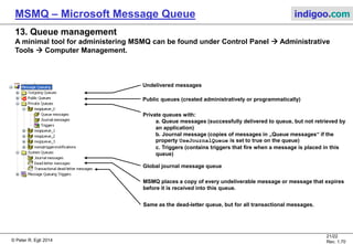 MSMQ - Microsoft Message Queueing | PDF