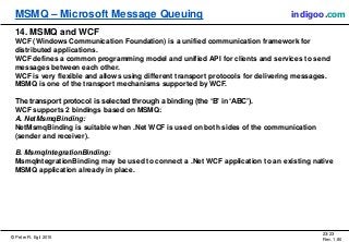 MSMQ - Microsoft Message Queueing | PDF