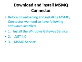 Msmq connectivity | PPTX