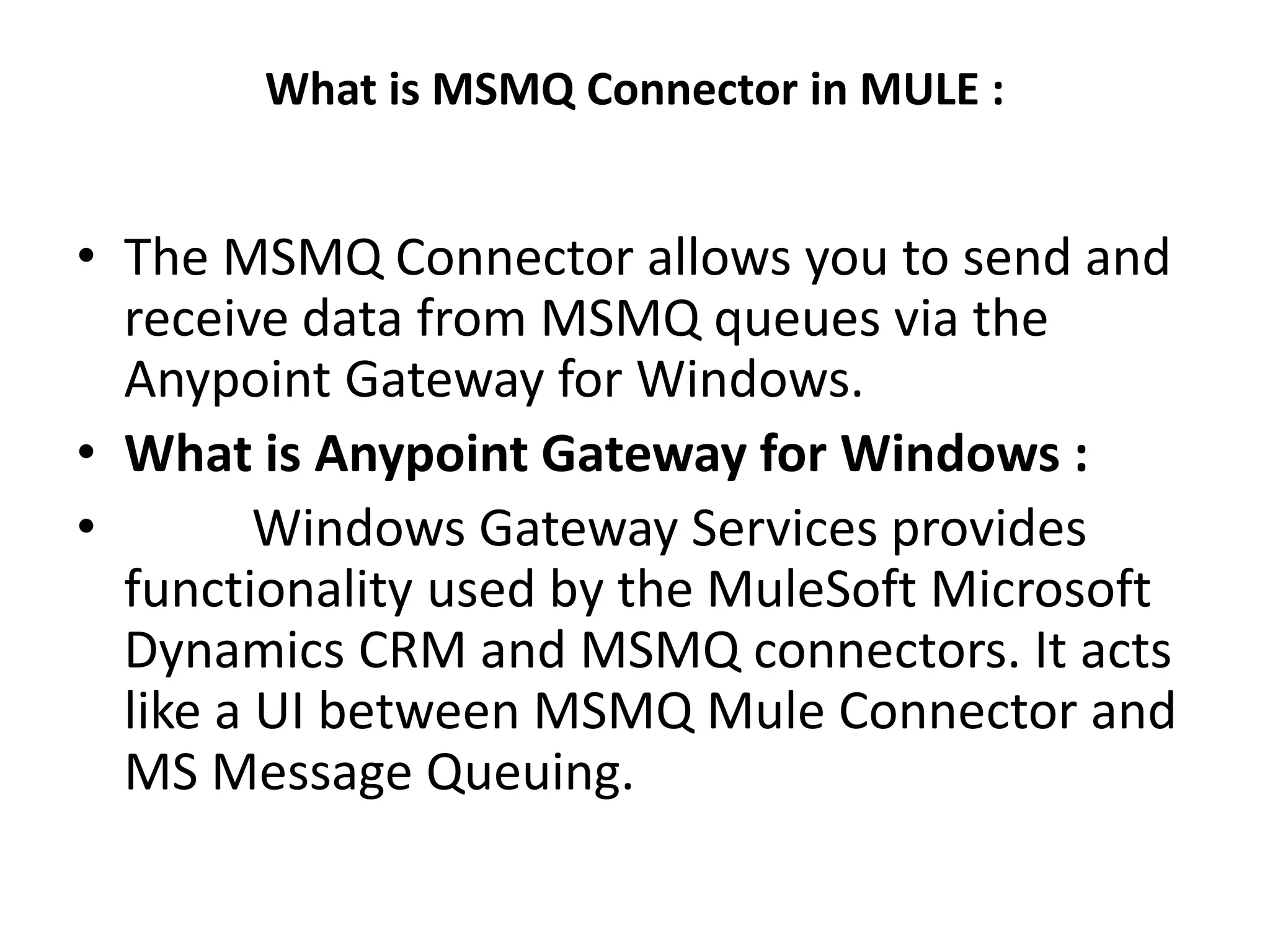 Msmq connectivity | PPT