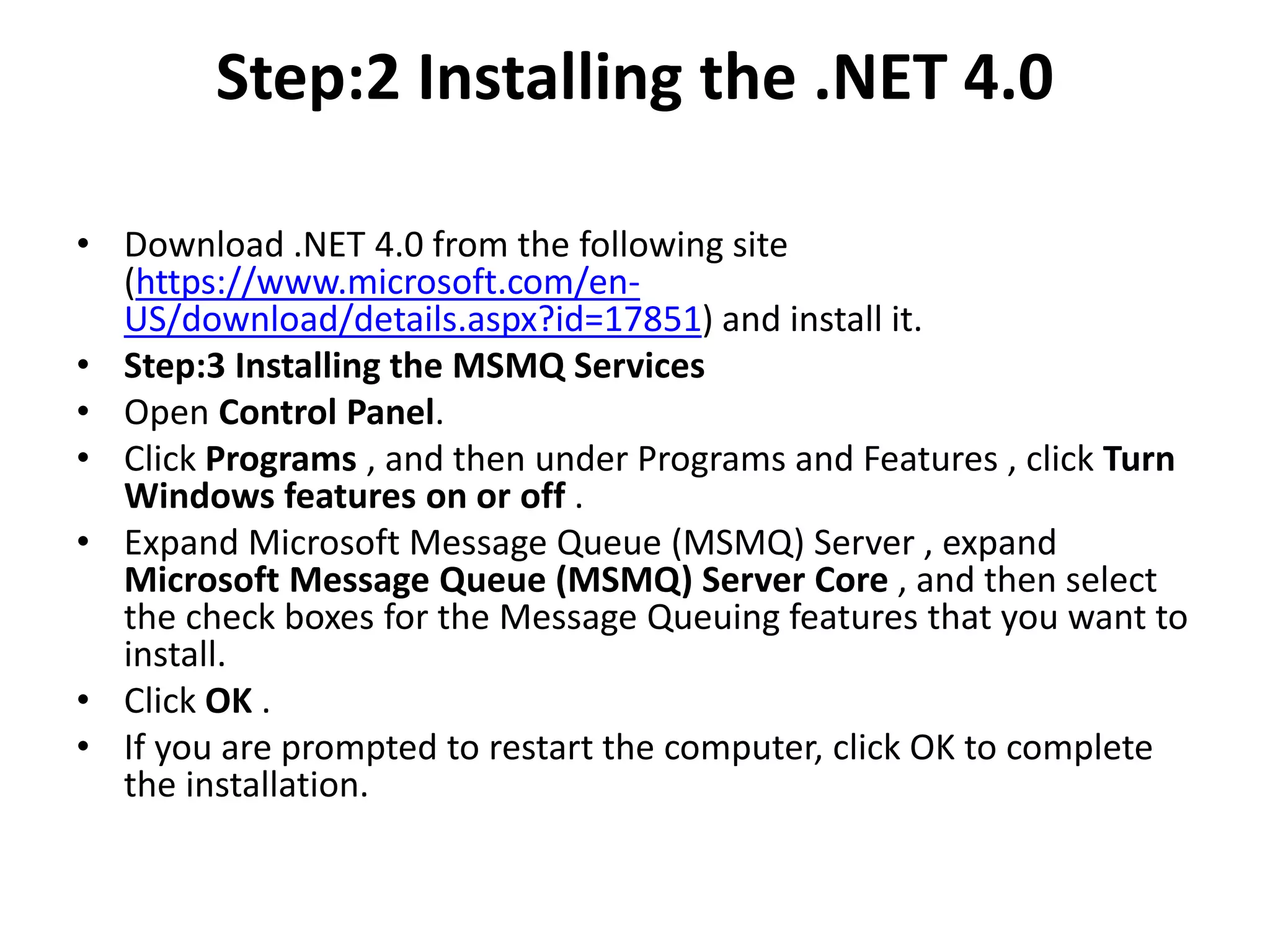 Msmq connectivity | PPT