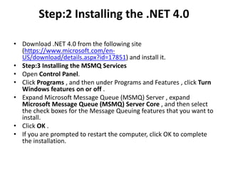Msmq connectivity | PPT
