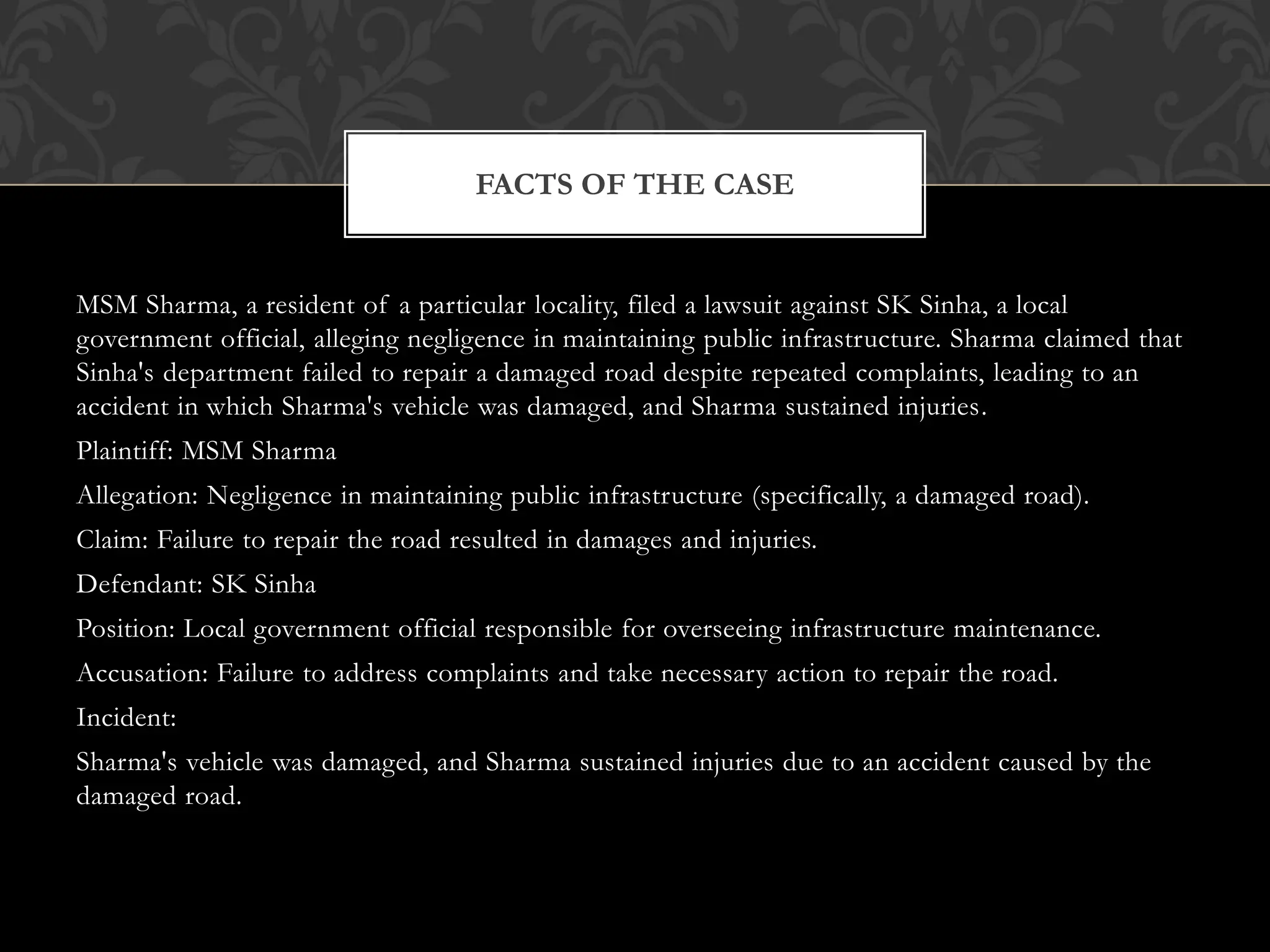 MsM Sharma vs sk sinha ppt on constition | PPT