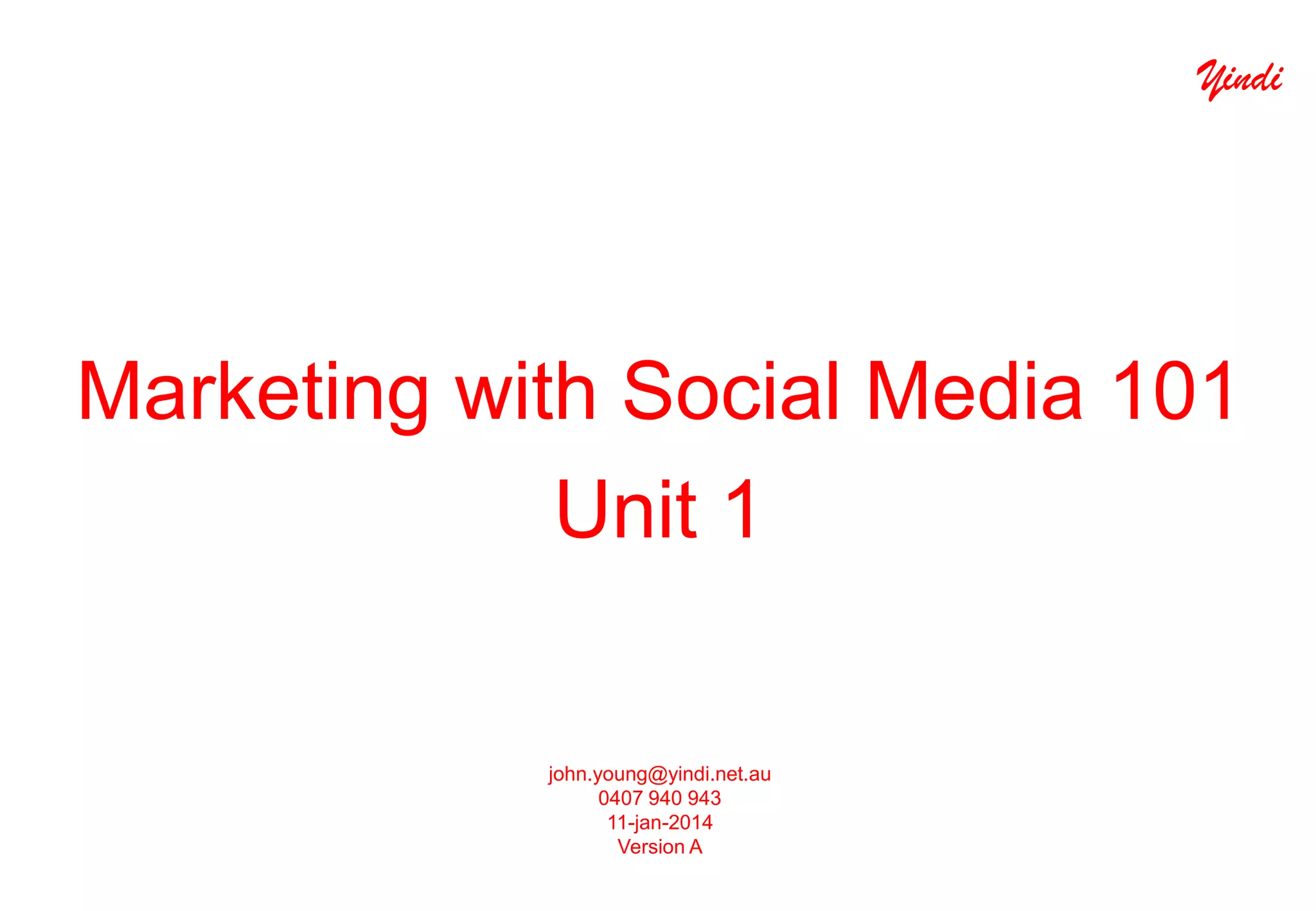 Msm unit 1 | PPTX | Social Networking | Internet