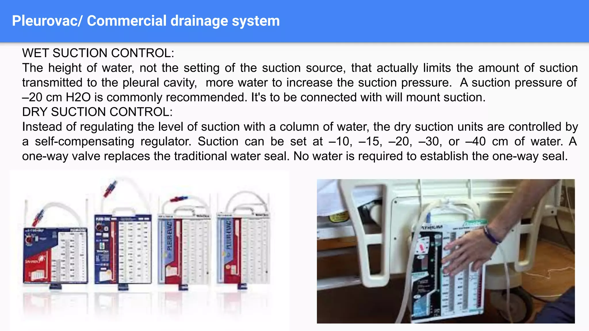 Medical Surgical Nursing Topic Intercostal Drainage Or Water Seal