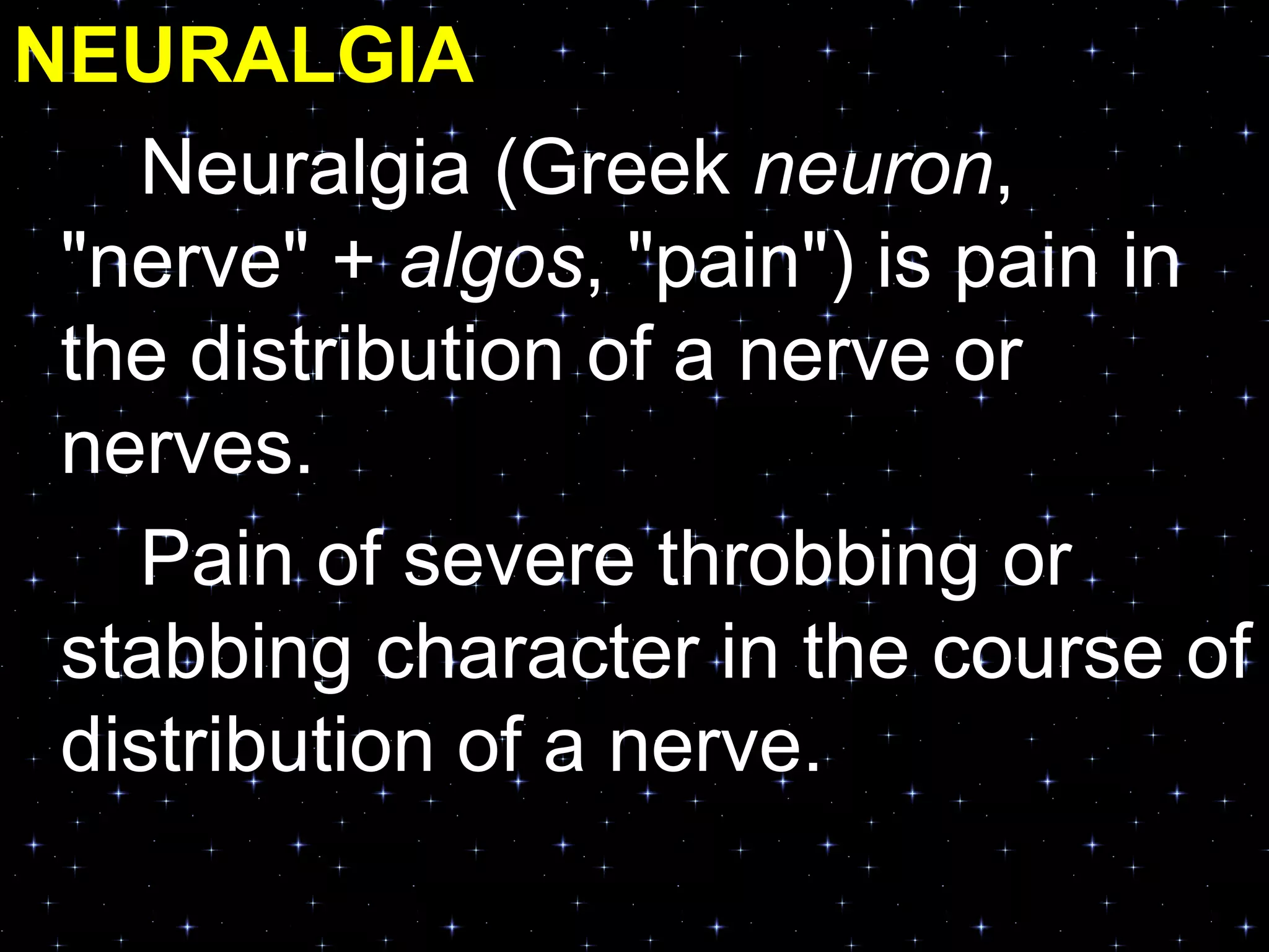 Trigeminal neuralgia | PPTX