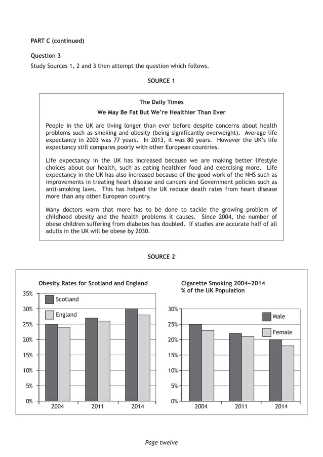 2014 National 5 Modern Studies exam | PDF | Elections | Politics