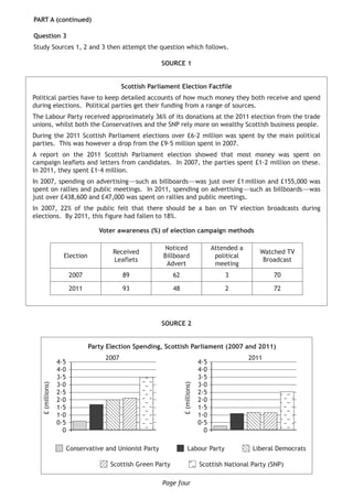 2014 National 5 Modern Studies exam | PDF