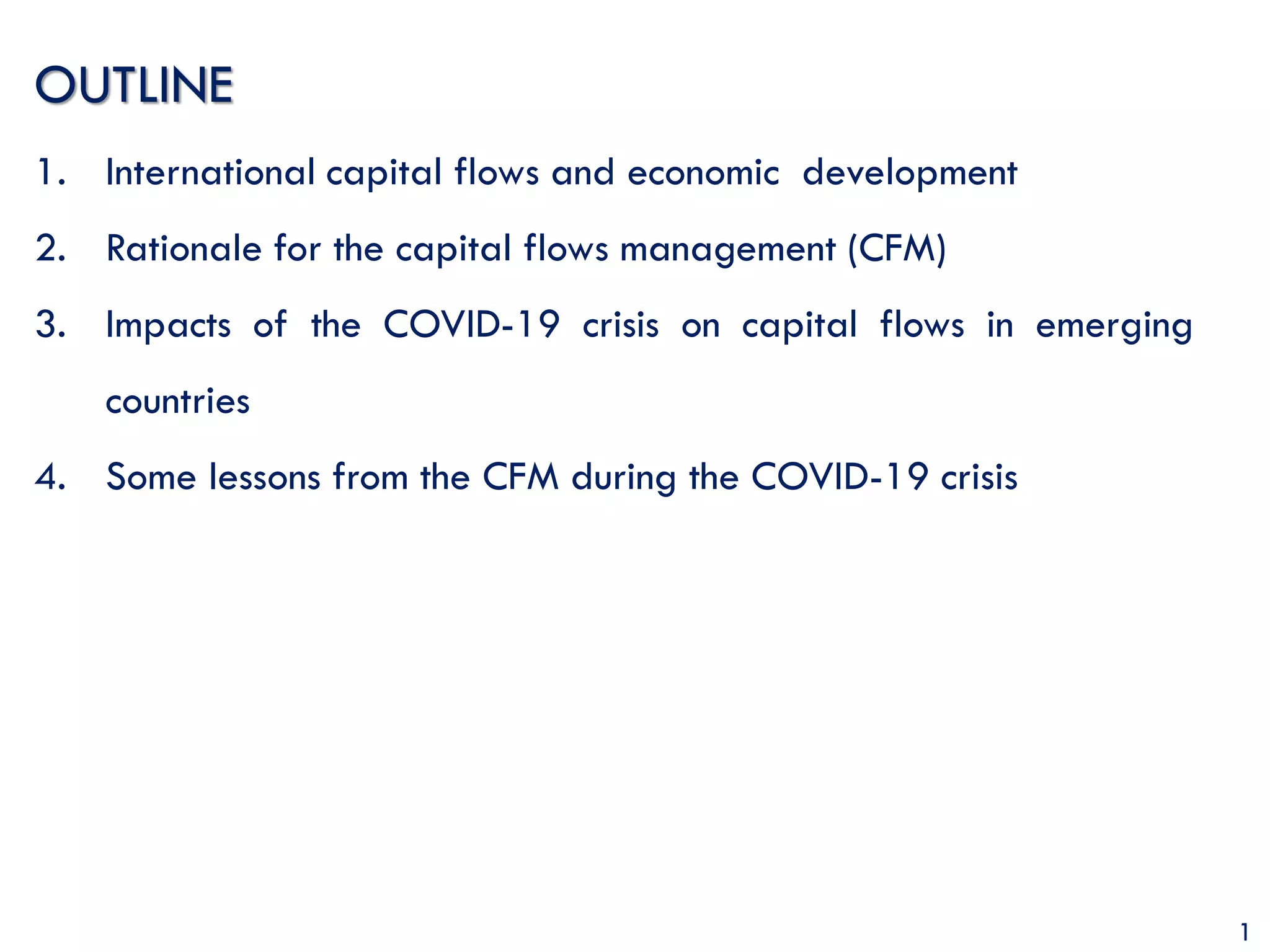 Capital flows management in emerging countries: Some lessons from the ...