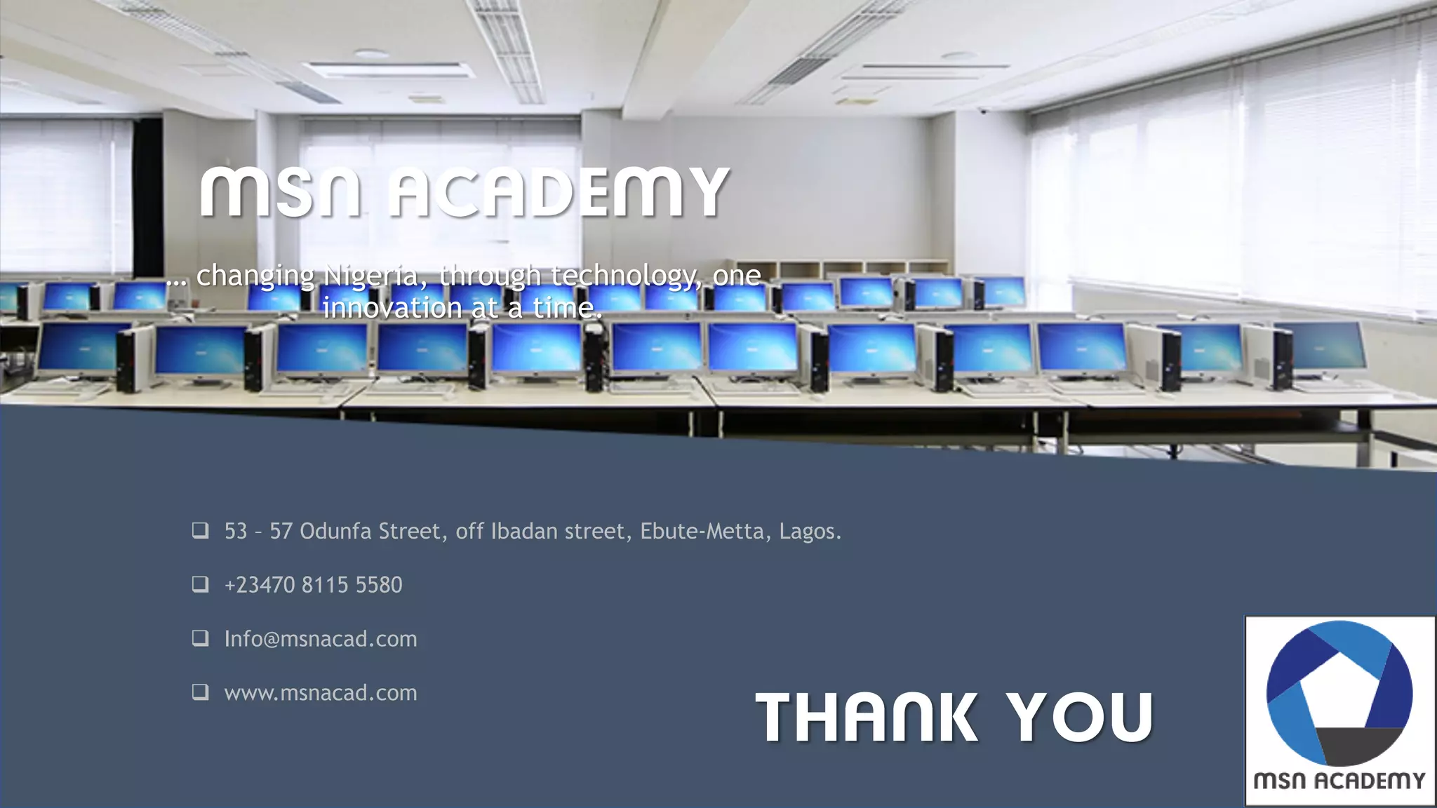 MSN Academy Pitch Deck | PDF