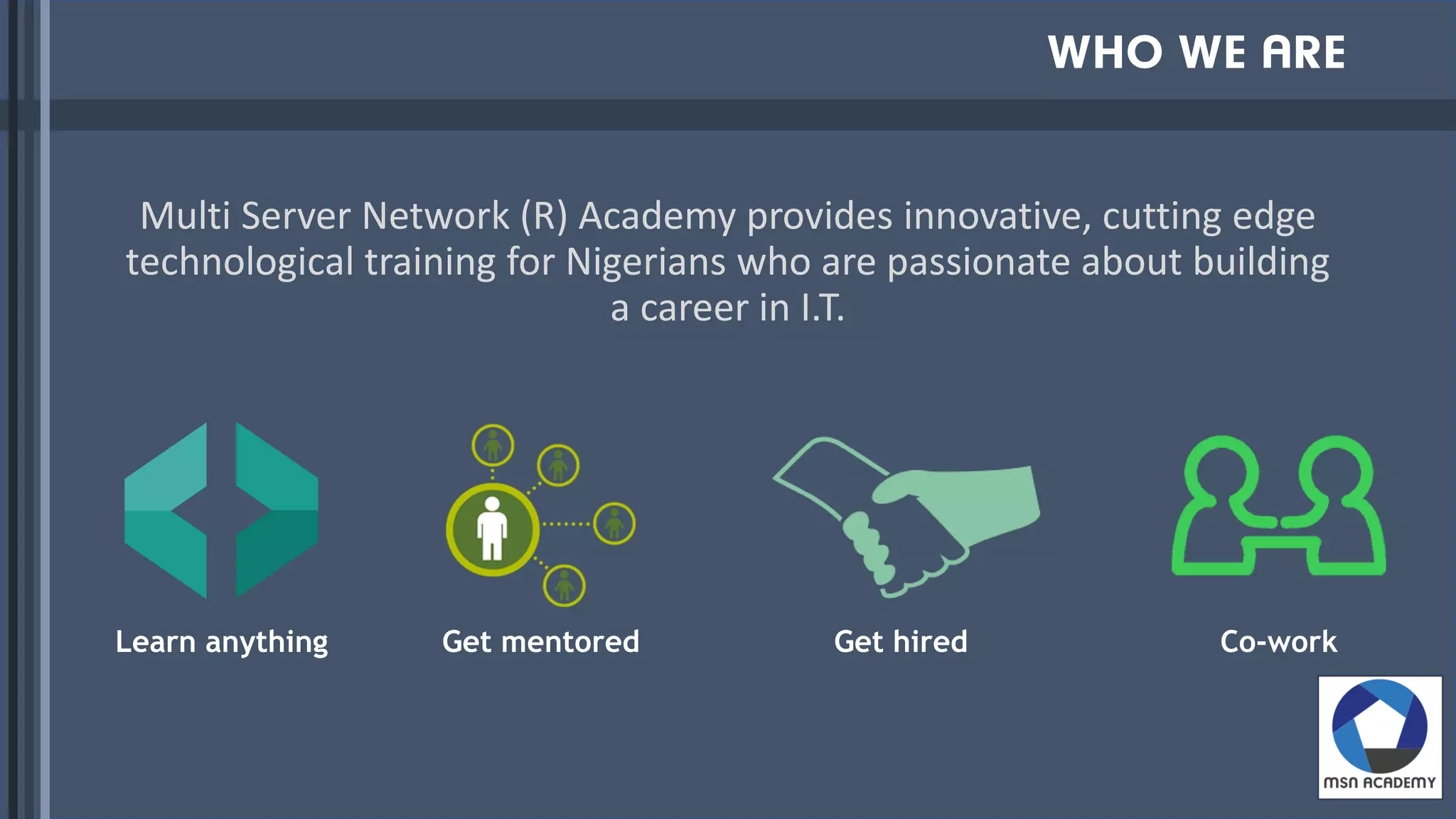 MSN Academy Pitch Deck | PDF