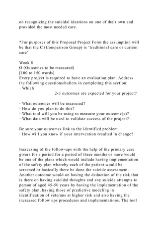 MSN Capstone Project Proposal Form This is a building a.docx