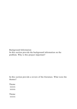 MSN Capstone Project Proposal Form This is a building a.docx