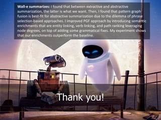 Modeling and Summarizing News Events Using Semantic Triples | PPT