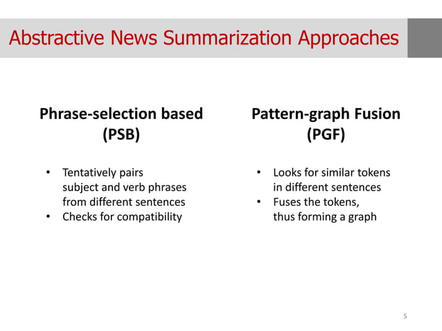 Modeling and Summarizing News Events Using Semantic Triples | PPT