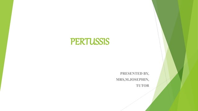 Pertussis and Whooping Cough Explained | PPT