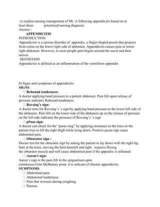 3rd year B.sc nursing Medical Surgical nursing-2 blueprint question ...
