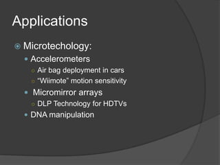 Microtech/Nanotech Report | PPTX