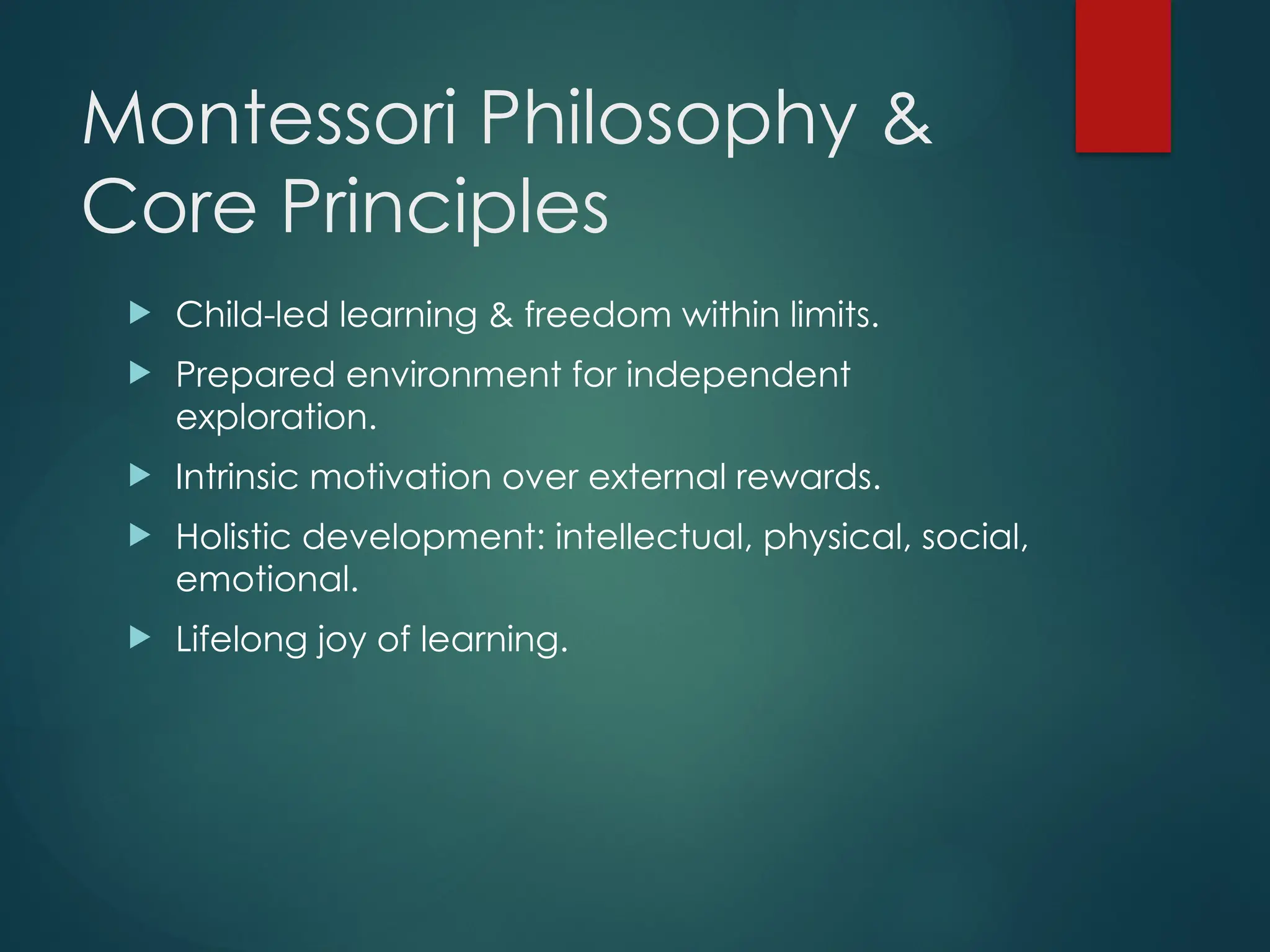 Montessori Education Insights | Montessori School of Downtown | PPTX