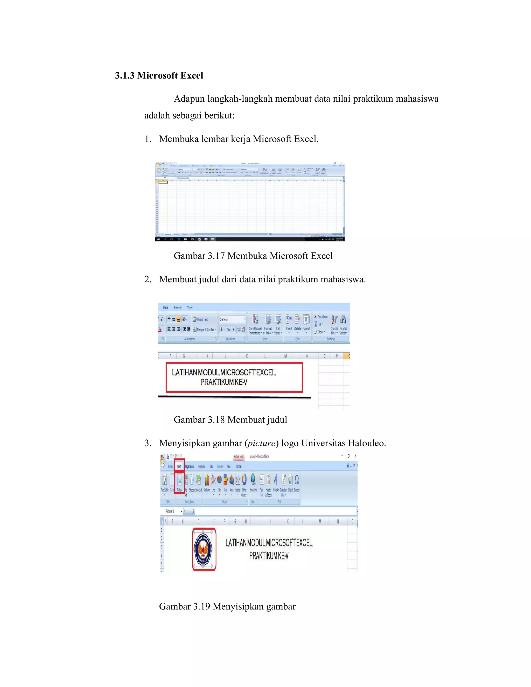 Laporan Praktikum Aplikasi Komputer Microsoft Office | PDF