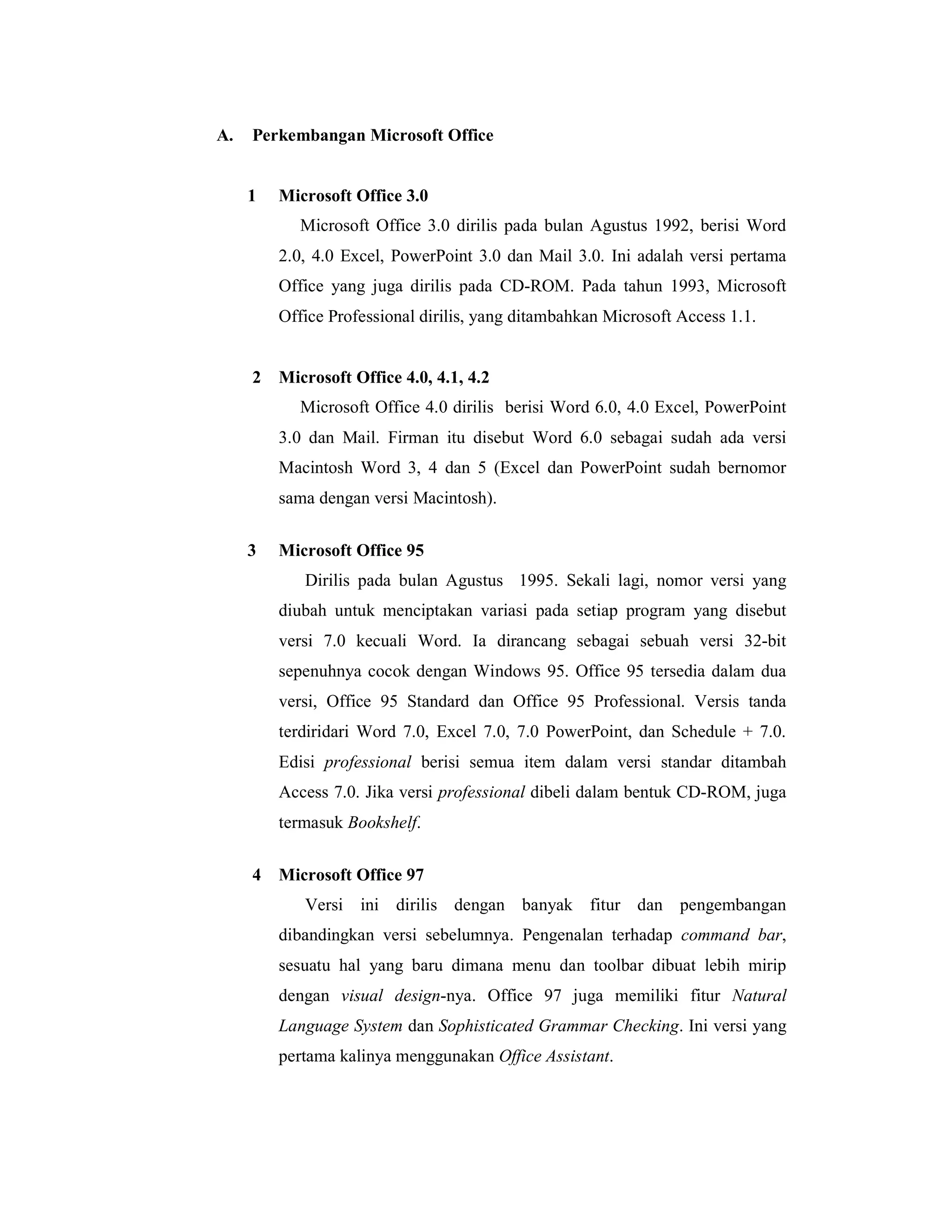 Laporan Praktikum Aplikasi Komputer Microsoft Office | PDF