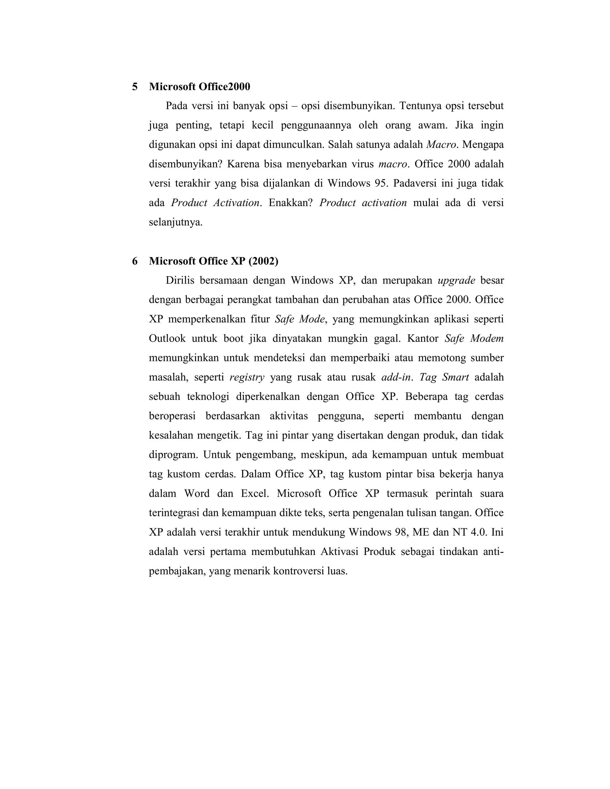 Laporan Praktikum Aplikasi Komputer Microsoft Office | PDF