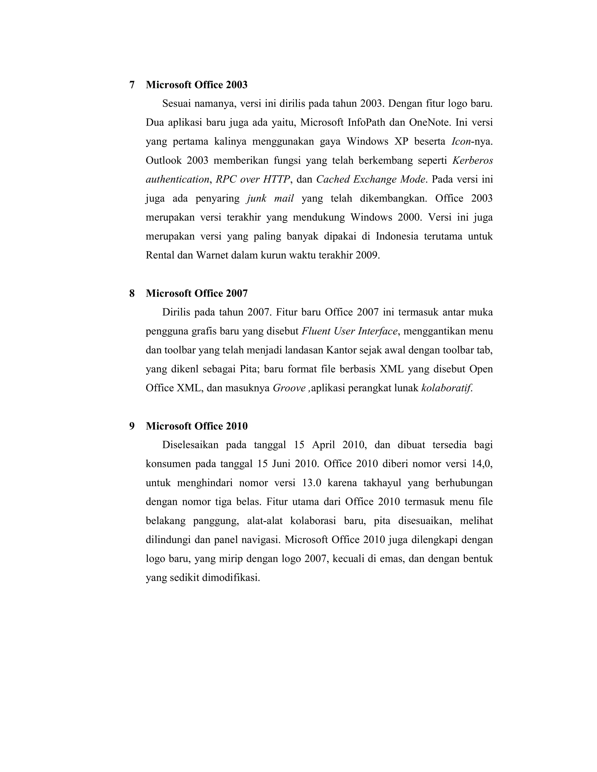 Laporan Praktikum Aplikasi Komputer Microsoft Office | PDF