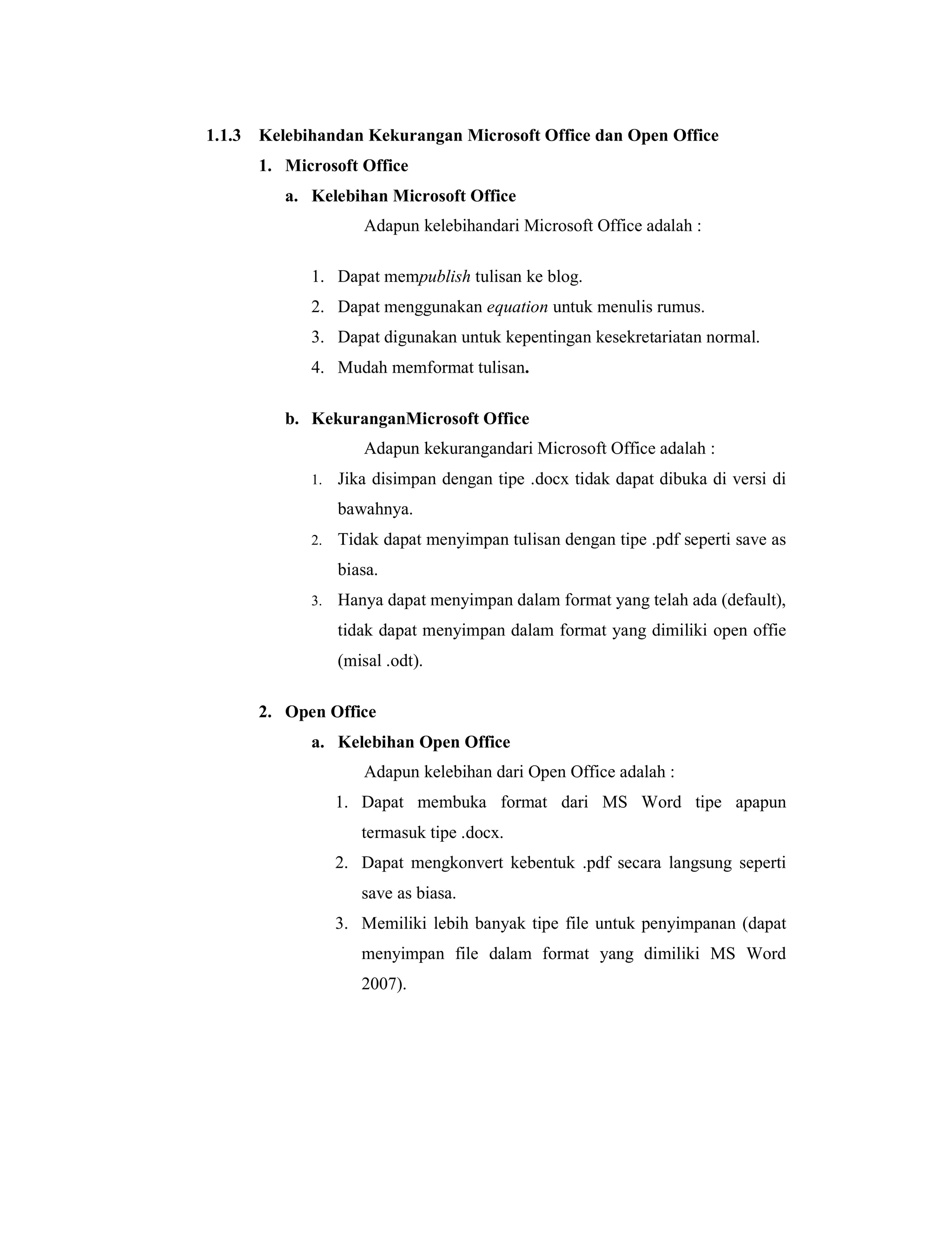 Laporan Praktikum Aplikasi Komputer Microsoft Office | PDF