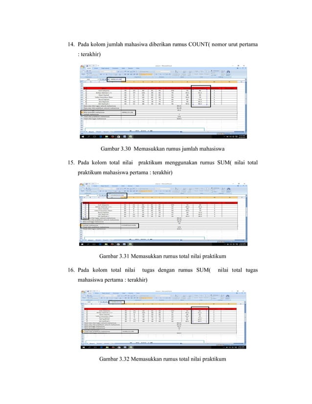 Laporan Praktikum Aplikasi Komputer Microsoft Office | PDF