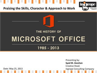 First Microsoft Office Edition 85