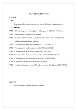 MS Office and Oracle Lab Manual | PDF
