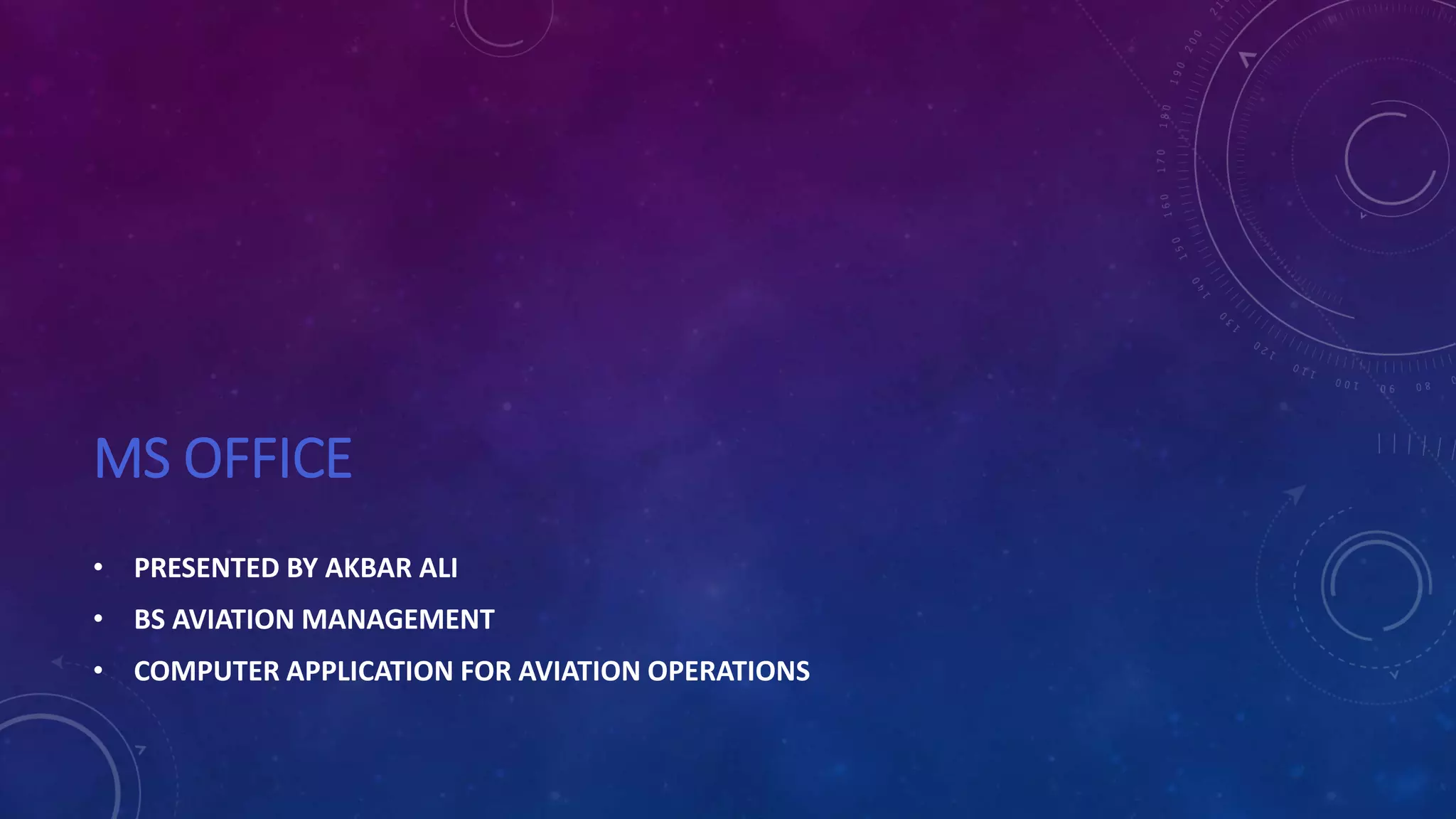 MS OFFICE By Akbar Ali.pptx