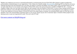 Ms Office Case Study | PPT