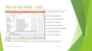 Ms office excel | PPT