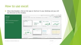 Ms office excel | PPT