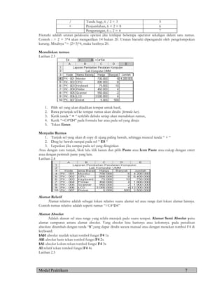 Ms office excel | PDF