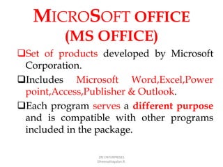 Ms office introduction | PPTX